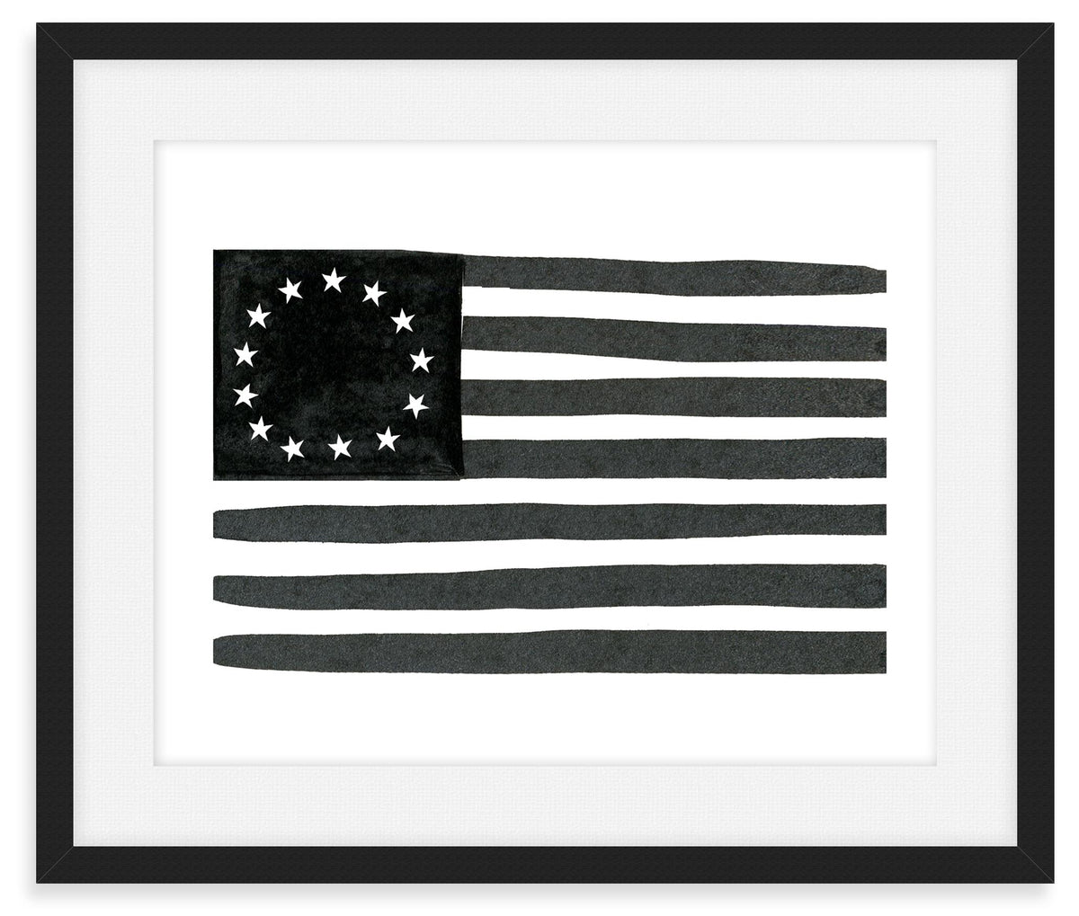 american flag colonial