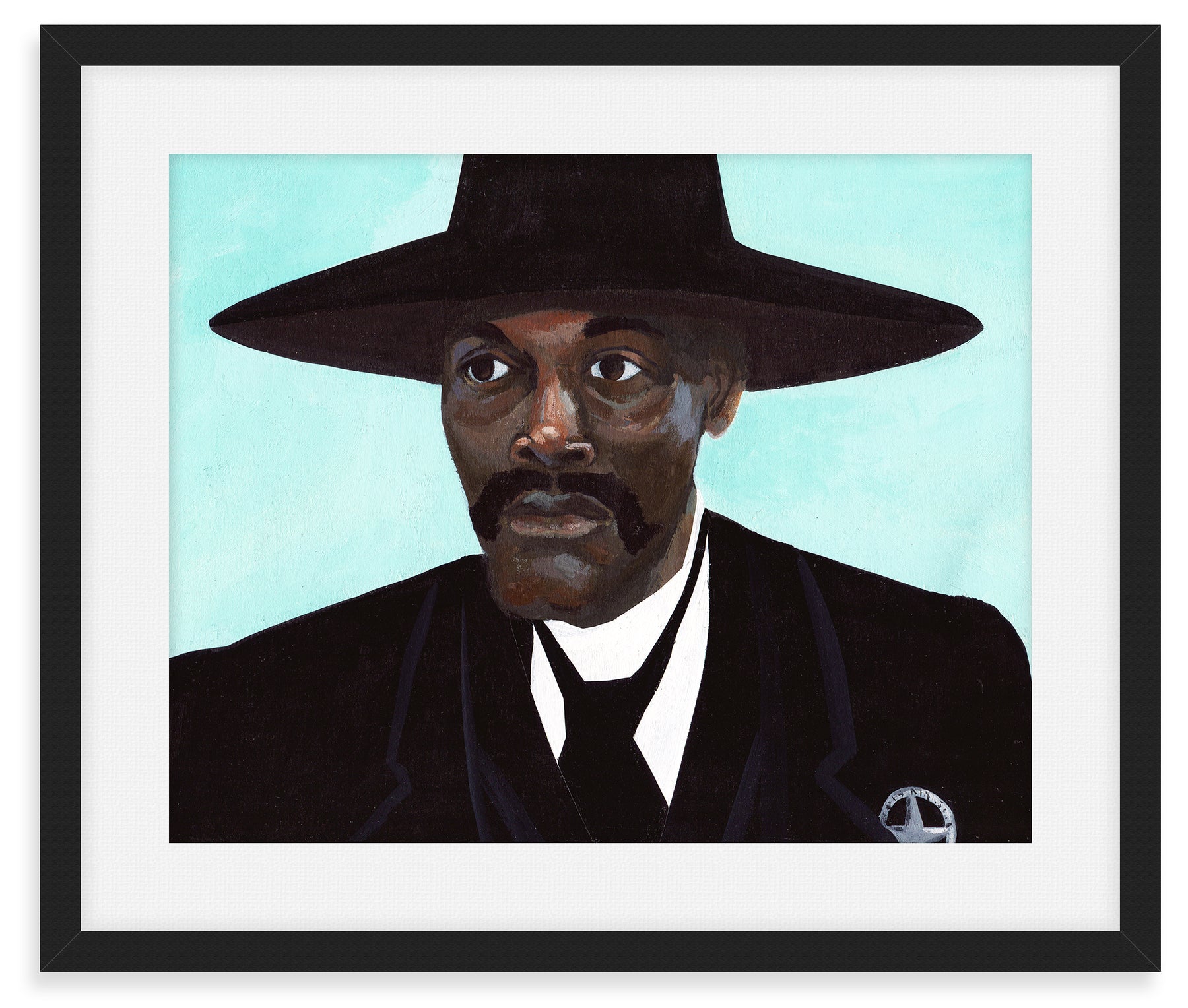 Bass Reeves With a Star – GAS-ART GIFTS